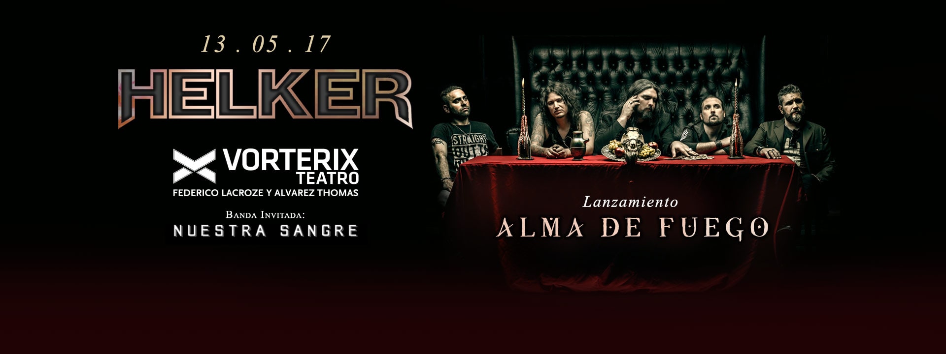 HELKER - Lanzamiento "Alma de Fuego" - Banda Inv.: Nuestra Sangre